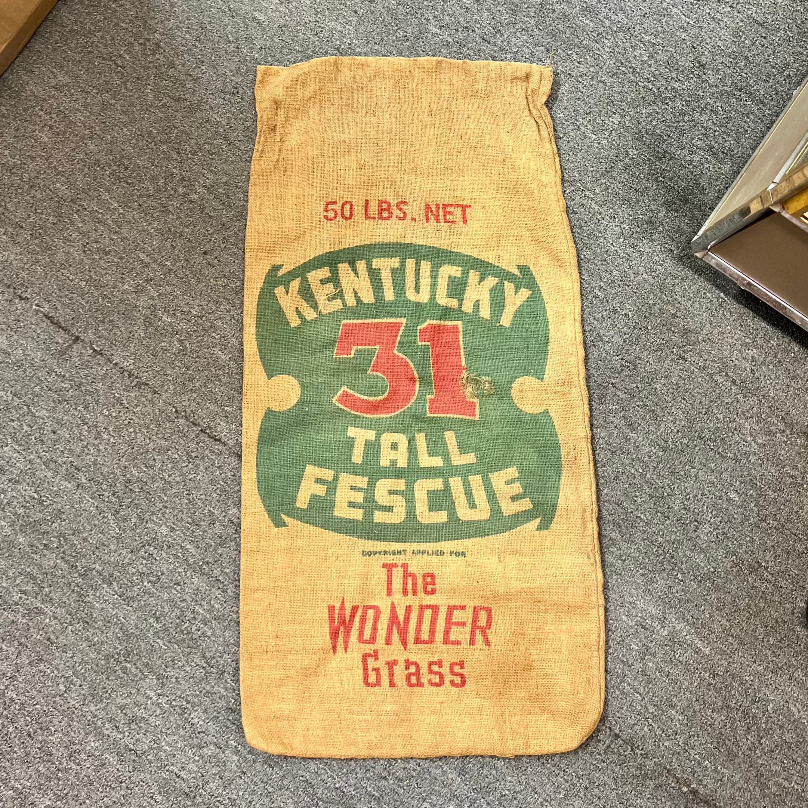 Kentucky 31 Tall Fescue 50 lbs Feed Sack – The Olde General Store